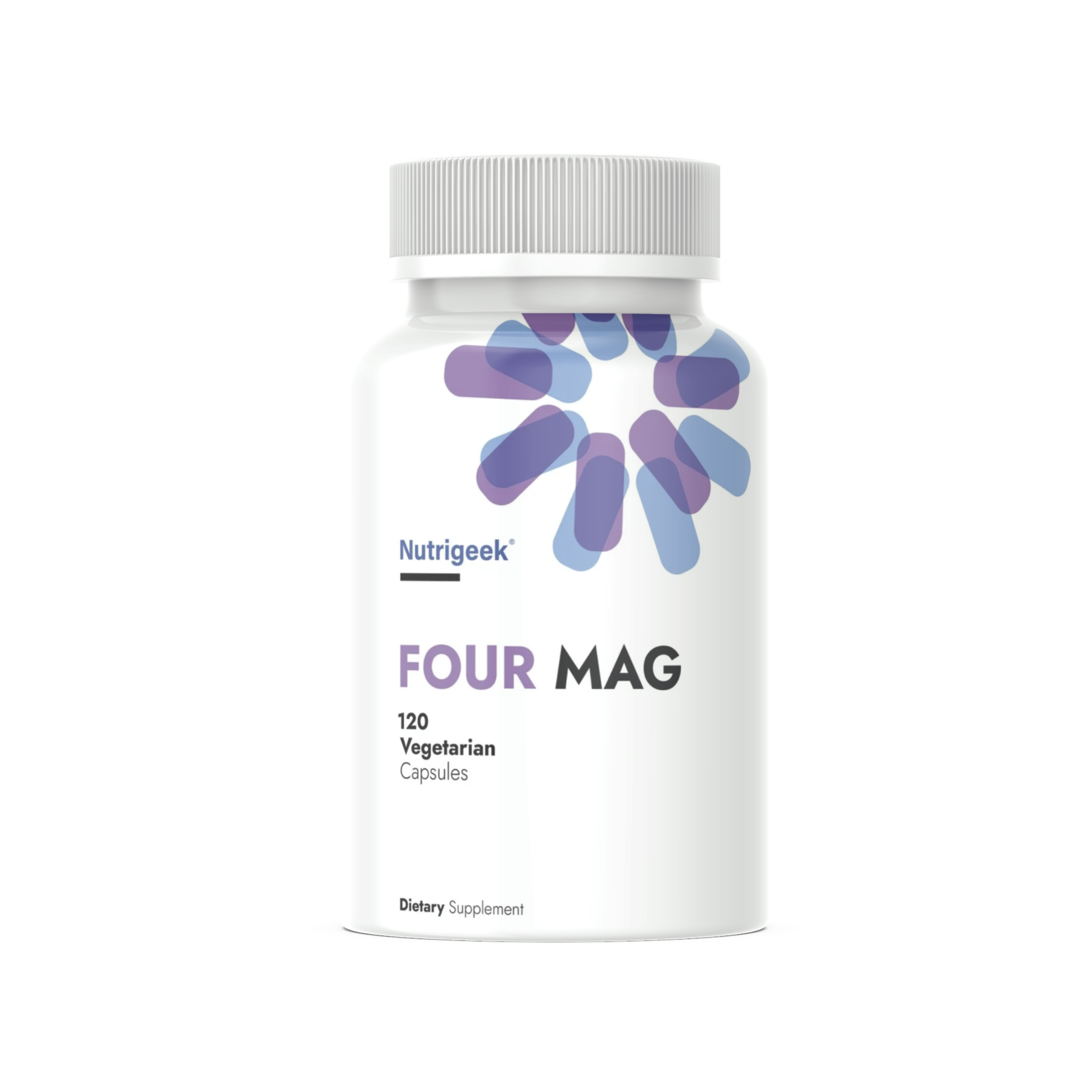 Four Magnesium 120 Vegcapsules Nutrigeek