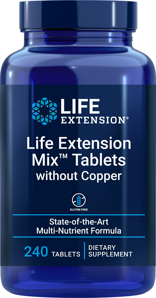 Life Extension Mix™ Tablets without Copper 240 tablets Life Extension ...