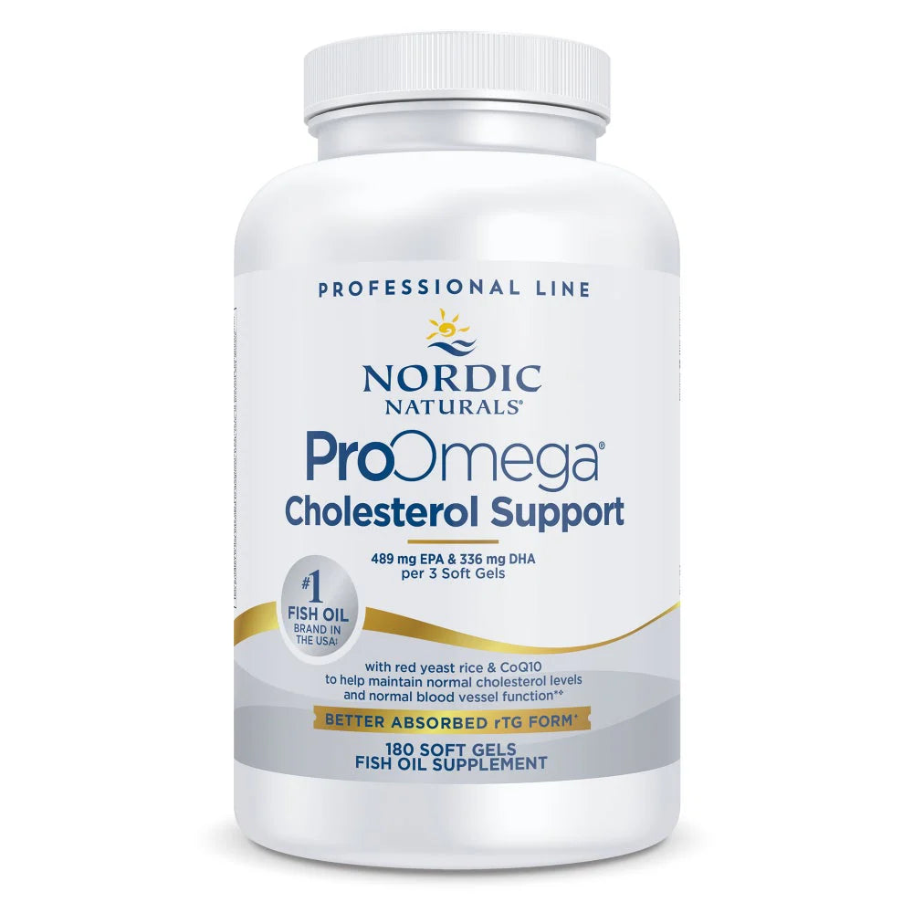 ProOmega Cholesterol Support 180 softgels Nordic Naturals – Nutrigeek