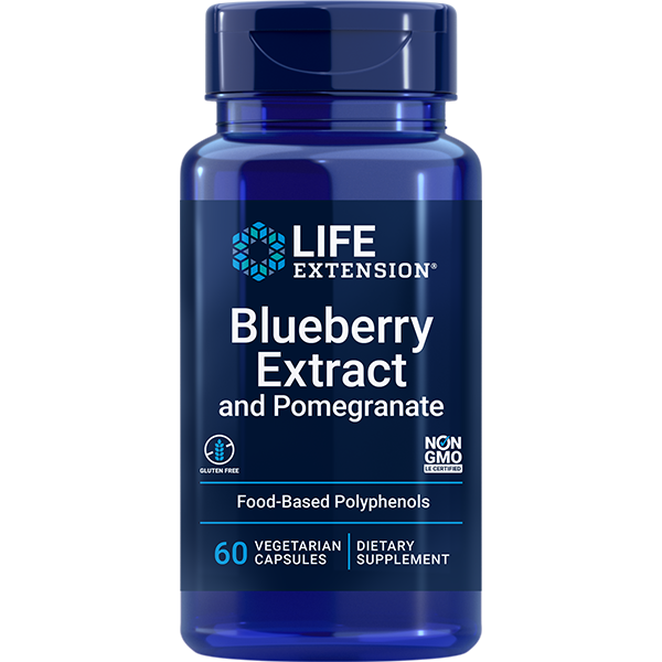 Blueberry Extract and Pomegranate 60 capsules Life Extension – Nutrigeek