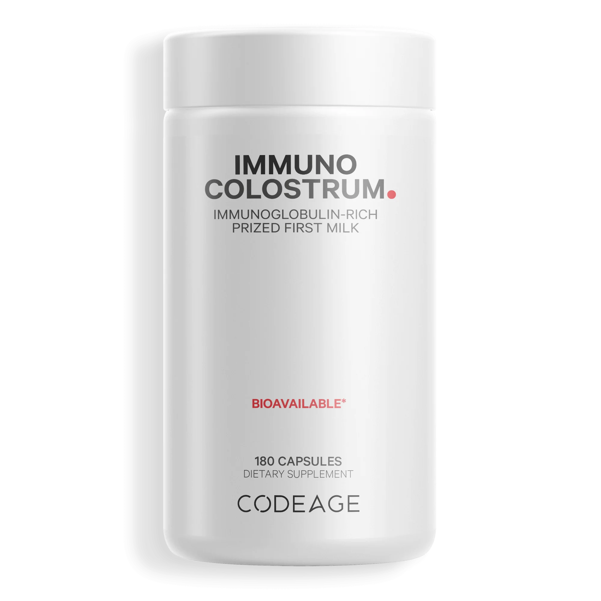Immuno Colostrum 180 capsules CodeAge – Nutrigeek