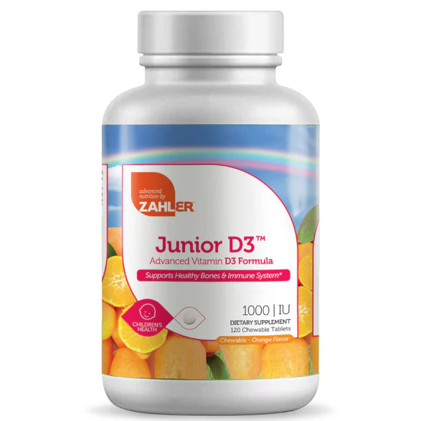 Junior D3 Chewable Tablets Zahler – Nutrigeek