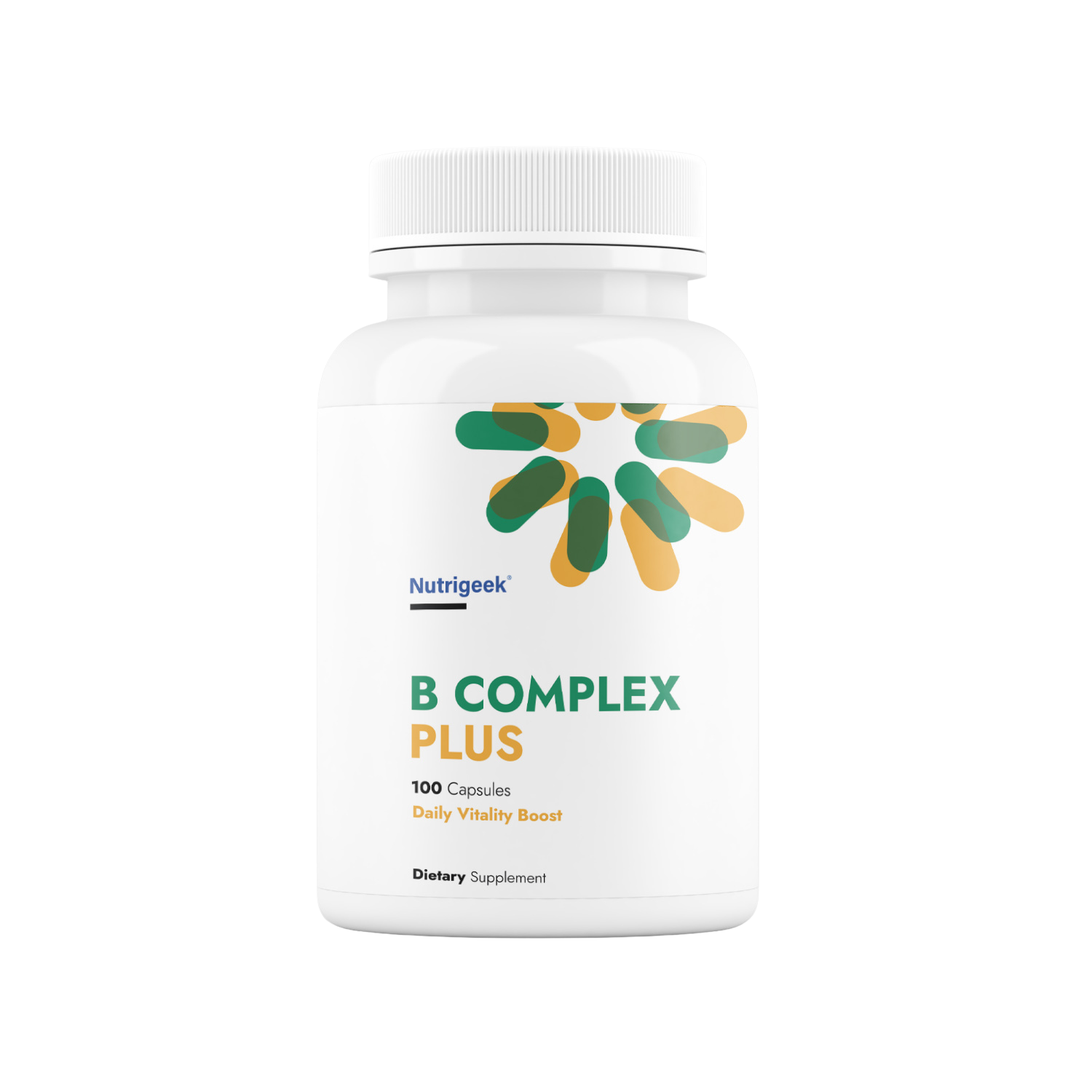 B Complex Plus 100 capsules Biogeek – Nutrigeek